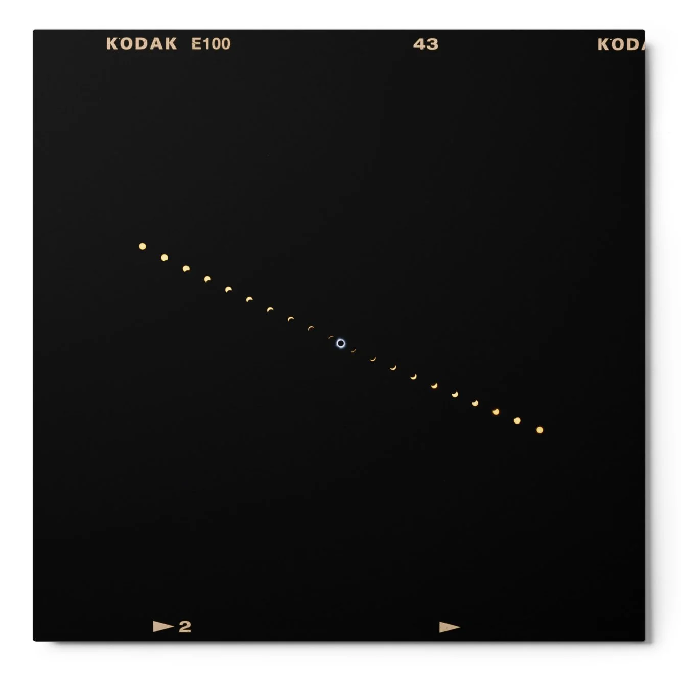 2024 Eclipse Film Metallic Print **US ONLY** 12x12 — Smarter Every Day