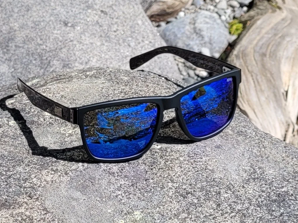 POLARIZED CARBON FIBER BLUE MIRROR — Xevo Optics