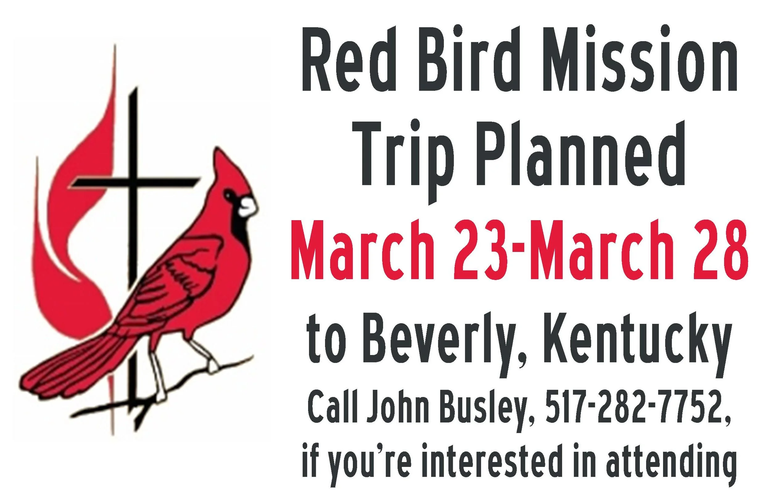 Red Bird Mission Logo Red Bird Team Helps Our Kentucky Neighbors!