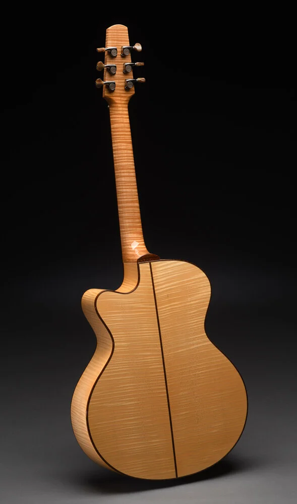 Mar 2020 Model R Cutaway Maple/German/Snakewood. Unusual for me to use ...