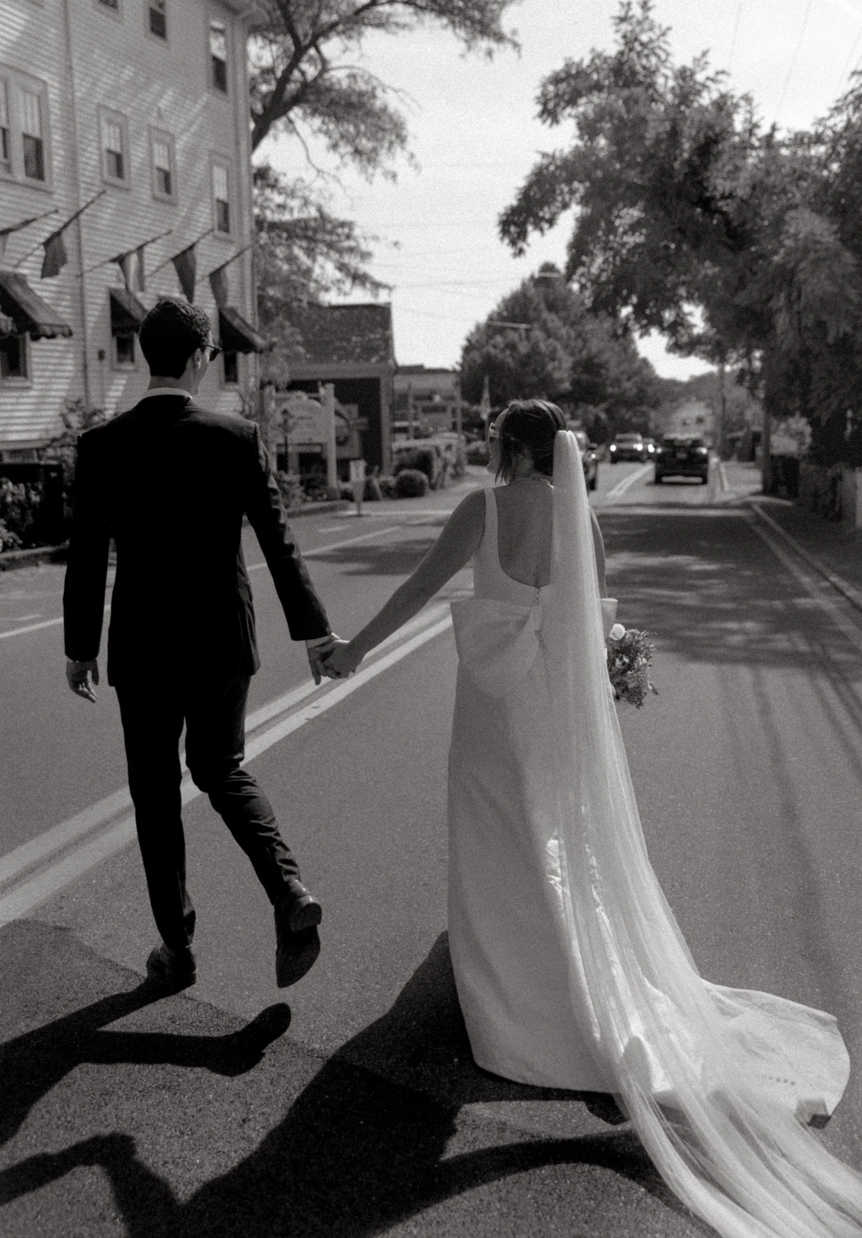 Colorful and editorial style wedding at pilgrim monument in ...