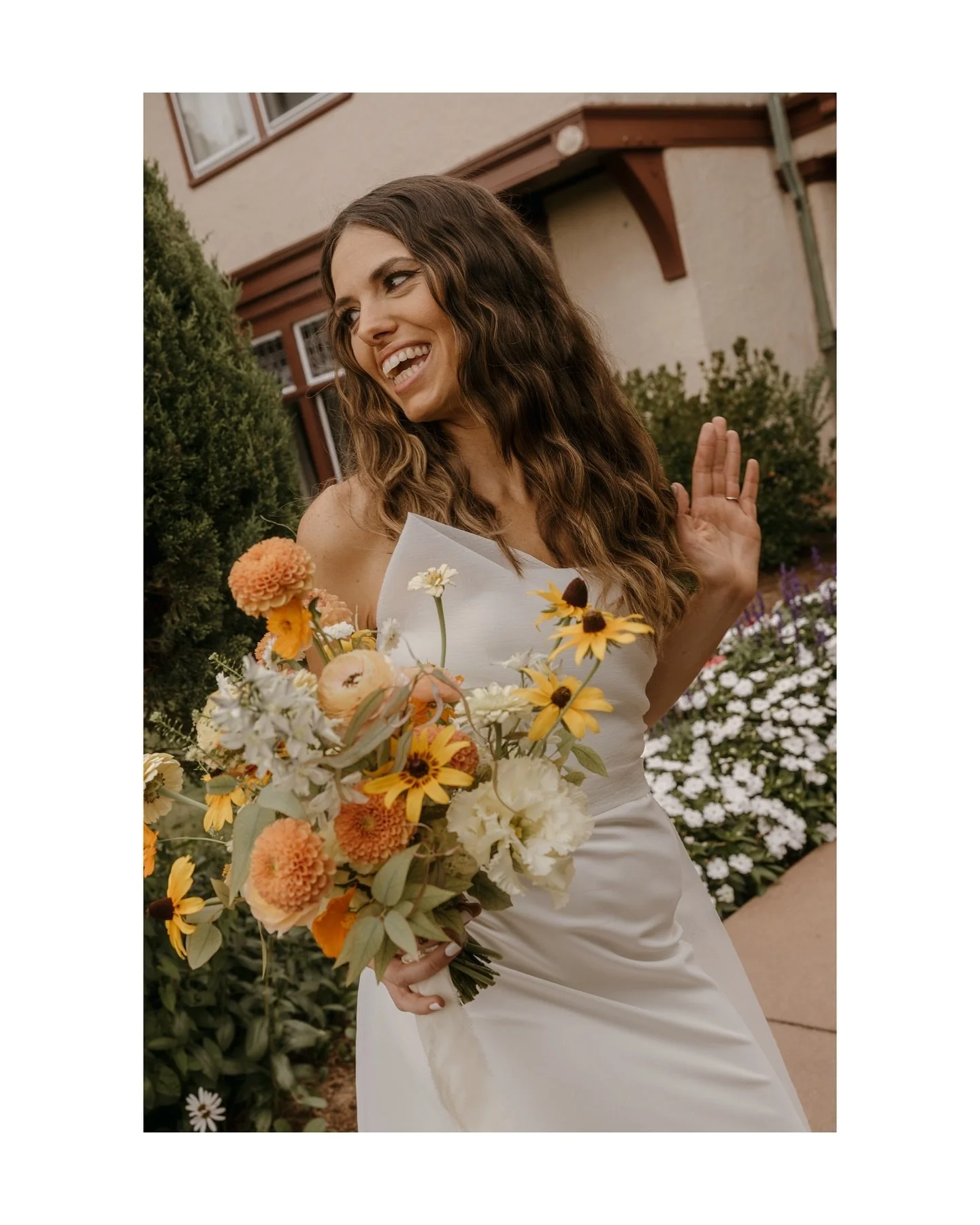 Colorful and editorial style wedding at pilgrim monument in ...