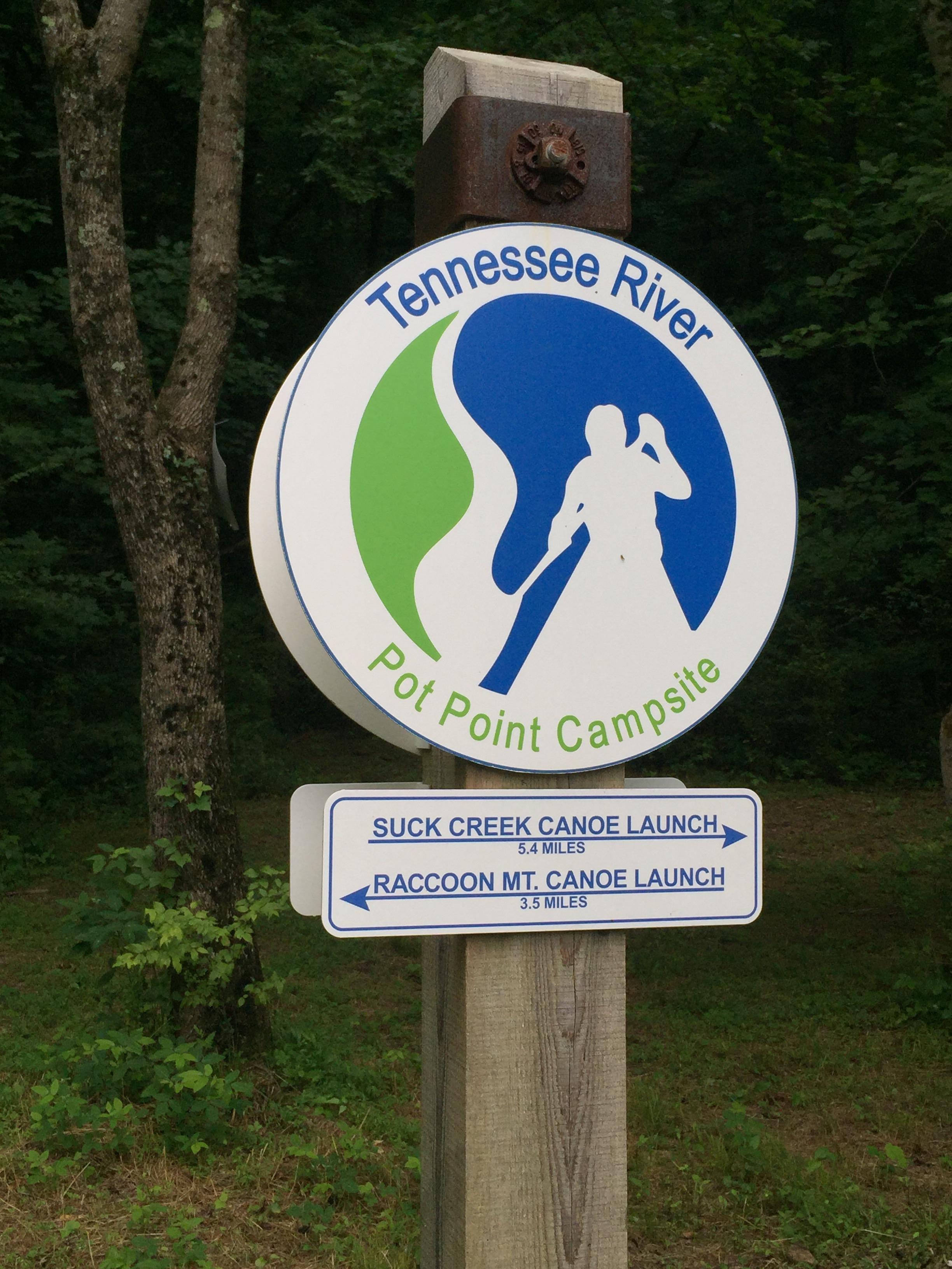 Free primitive camping in the Tennessee River Gorge just outside of ...