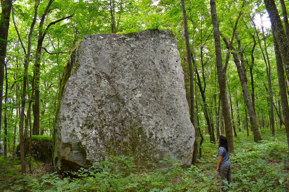 Lower Pot Point Boulder Field Campground in the Tennessee River Gorge ...