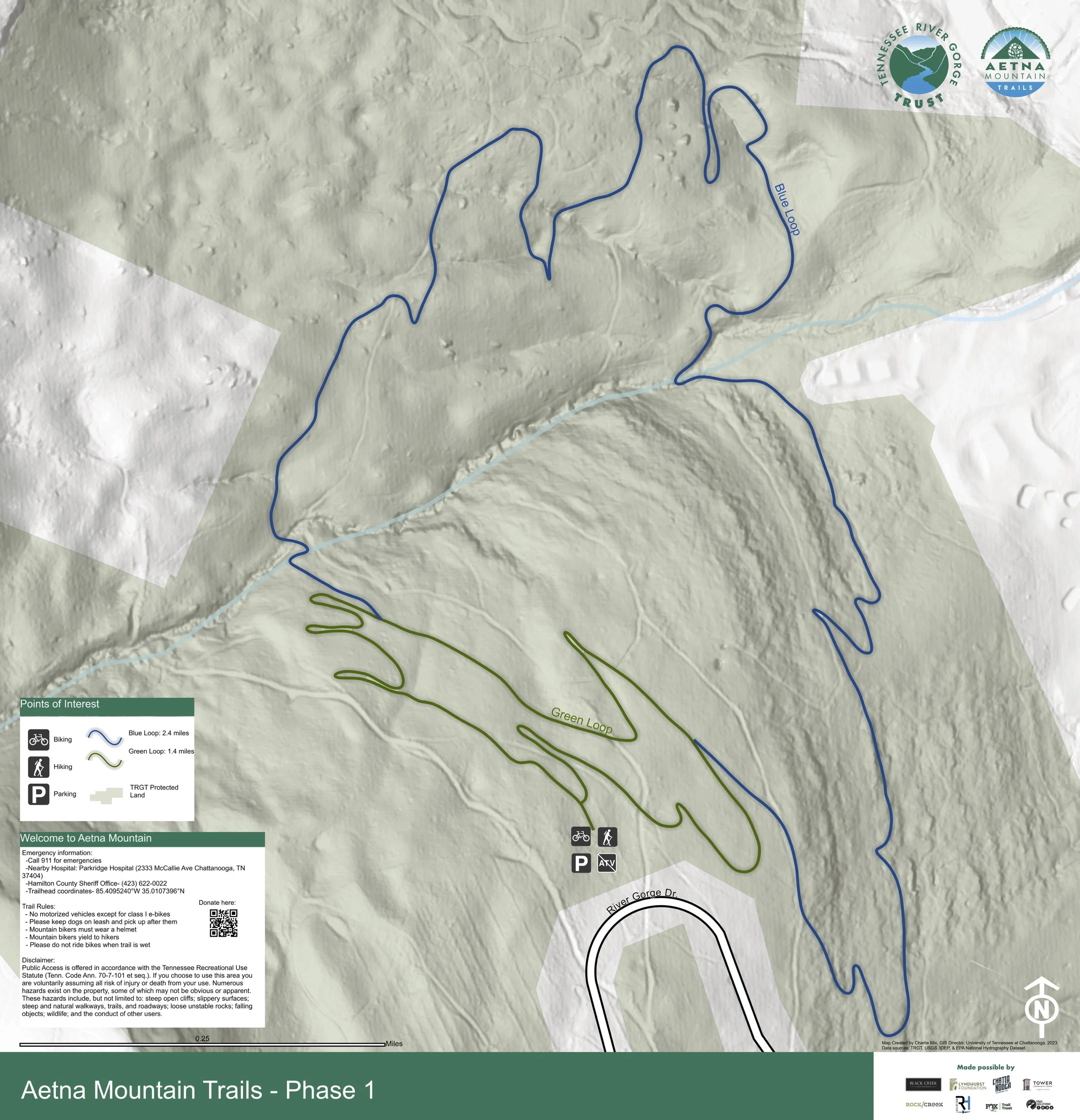 Aetna Mountain Biking Trails | TRGT