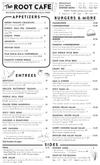 Menu — The Root Cafe