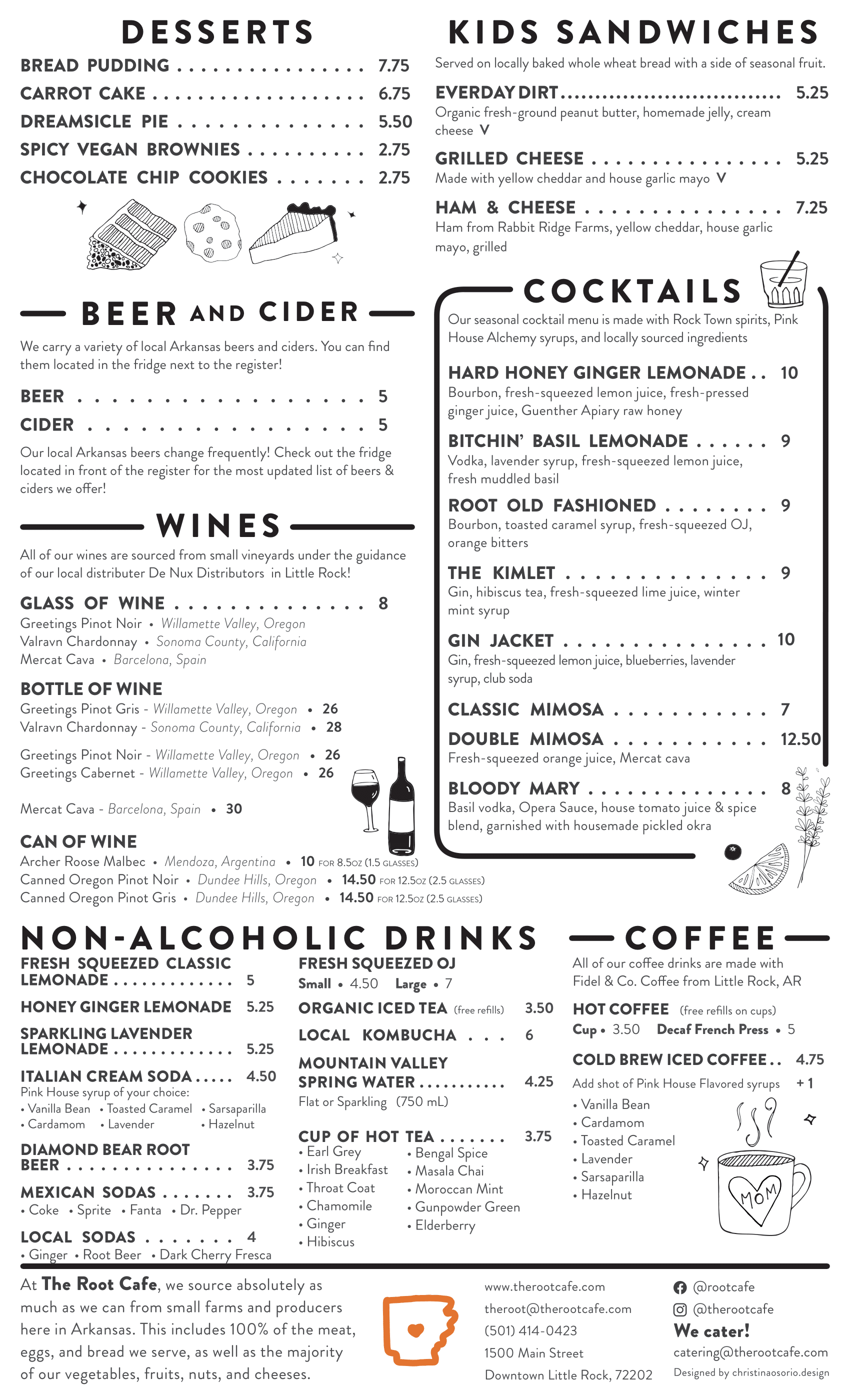 Menu — The Root Cafe