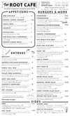 Menu — The Root Cafe