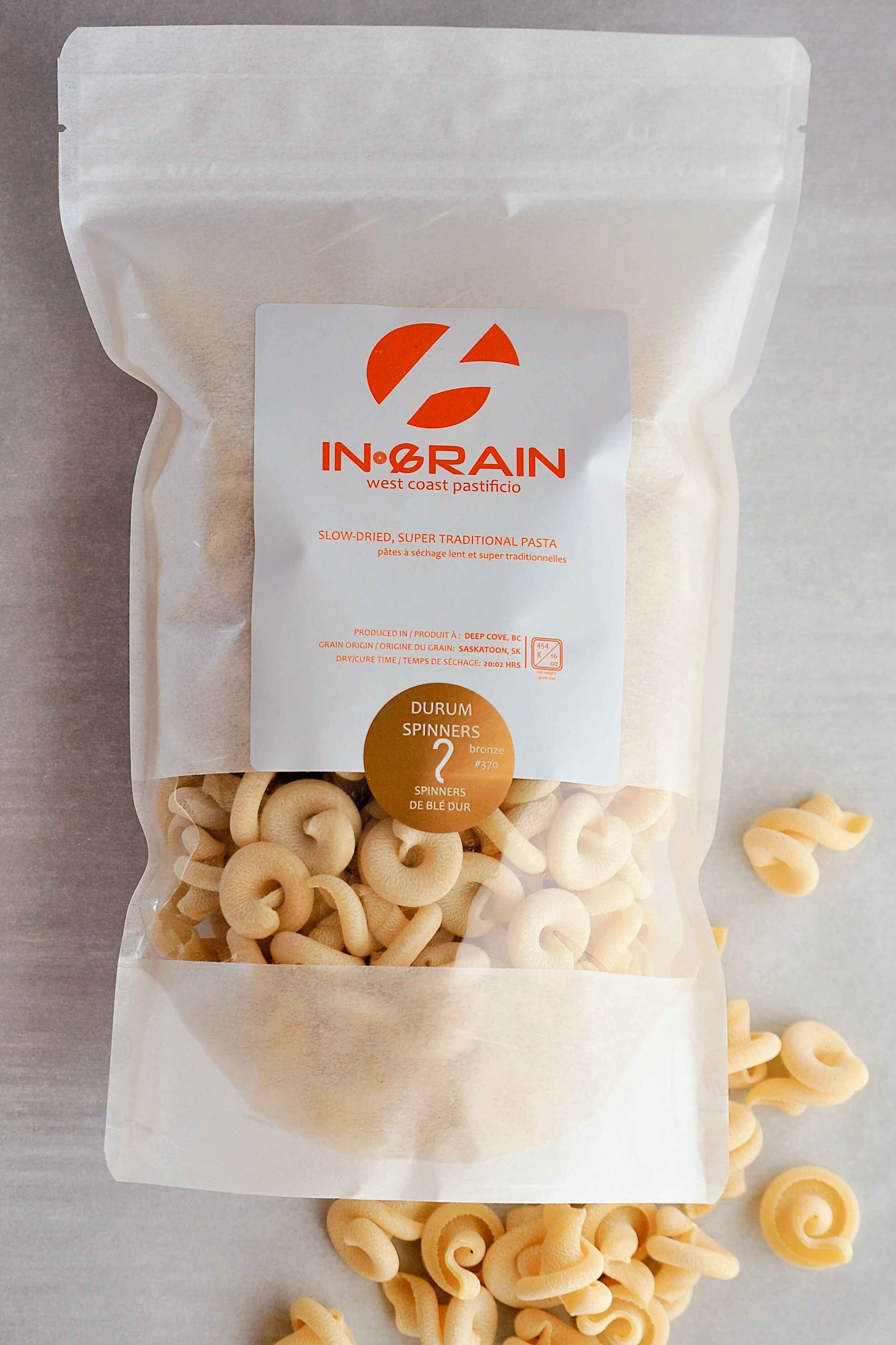 slow-dried, super traditional pasta. West Coast Pastificio -InGrain ...