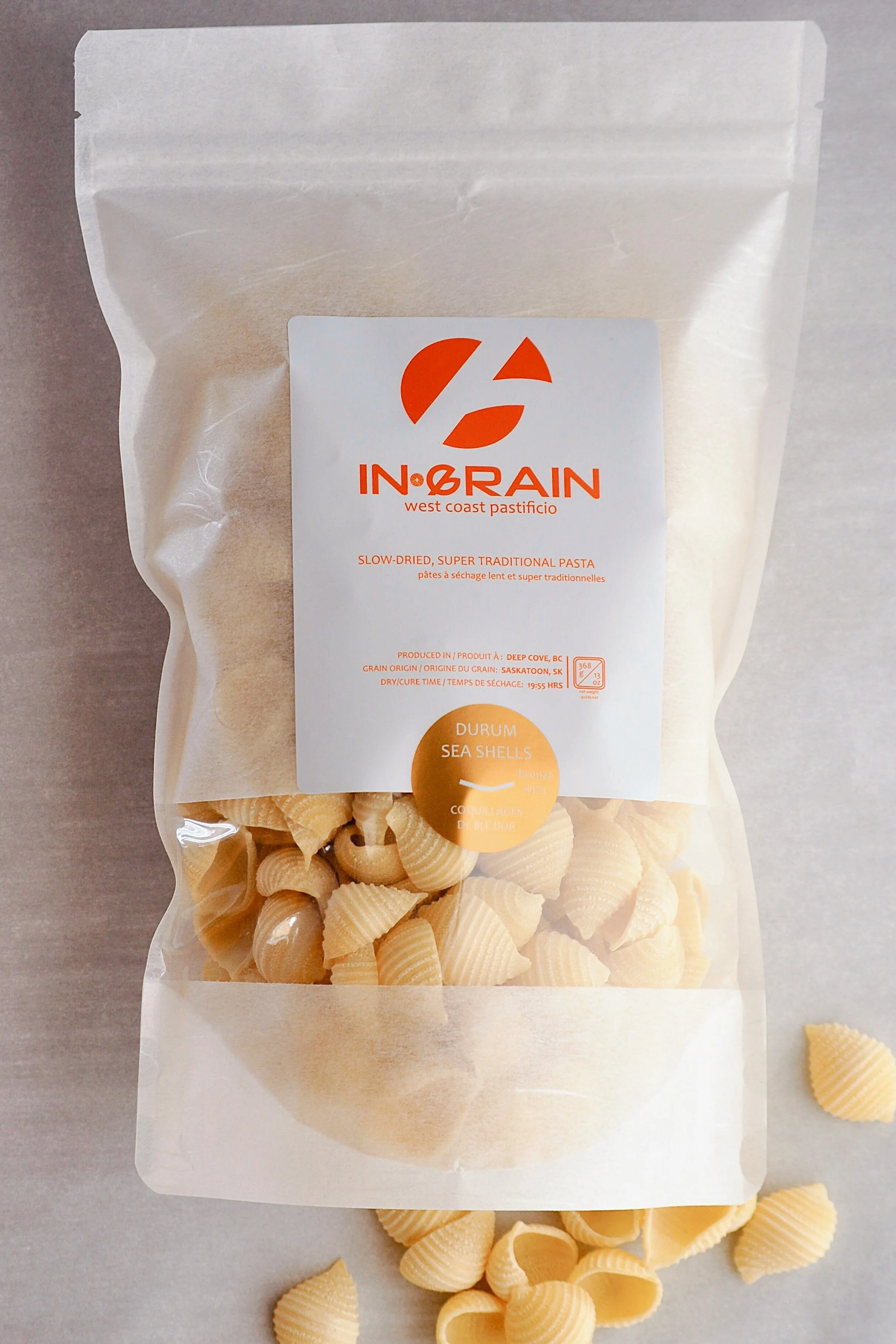 slow-dried, super traditional pasta. West Coast Pastificio -InGrain ...