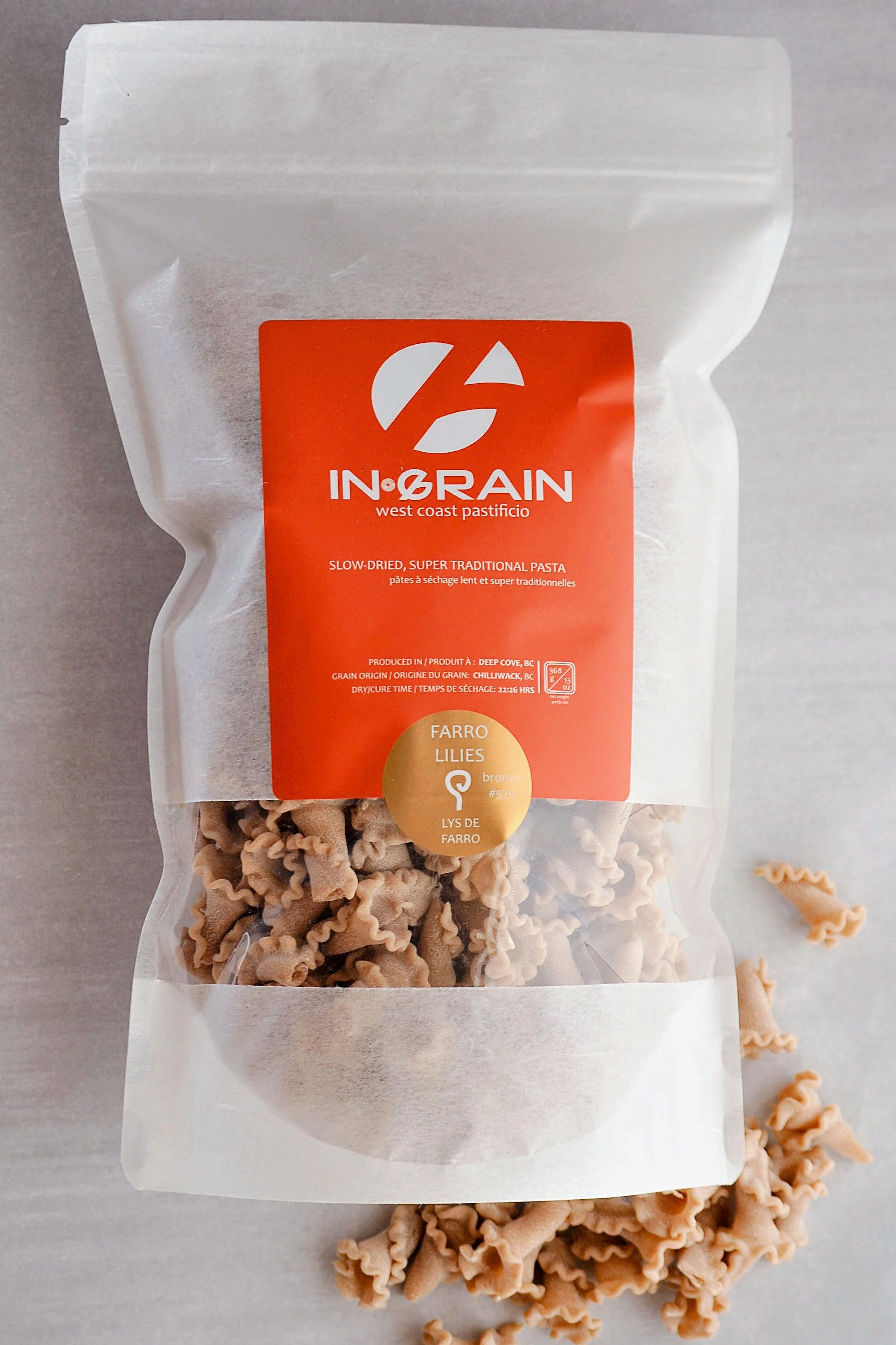 slow-dried, super traditional pasta. West Coast Pastificio -InGrain ...