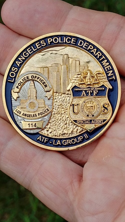 Nasa Lapd Challenge Coins