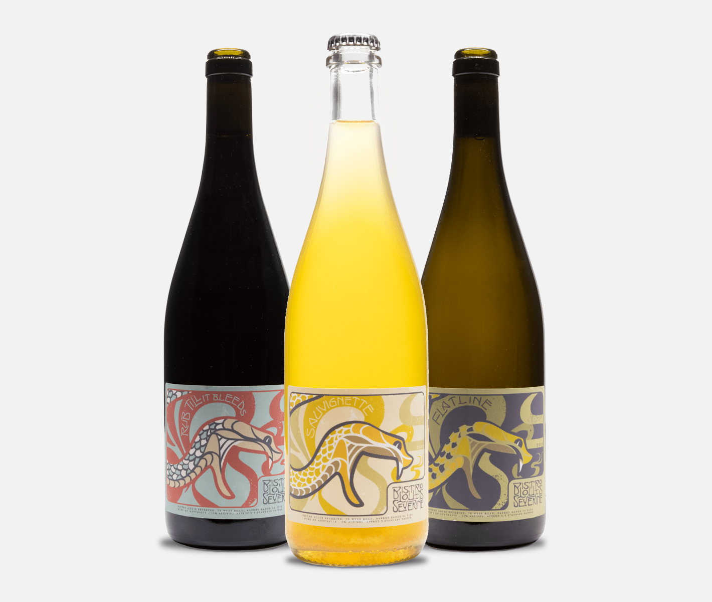 Bistro Louis Severine Wine Label — Pilar Basa