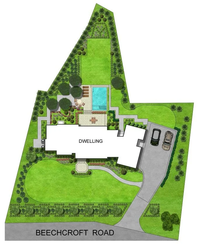 2D Color Floorplan Renderings and Elevation Drawing Services