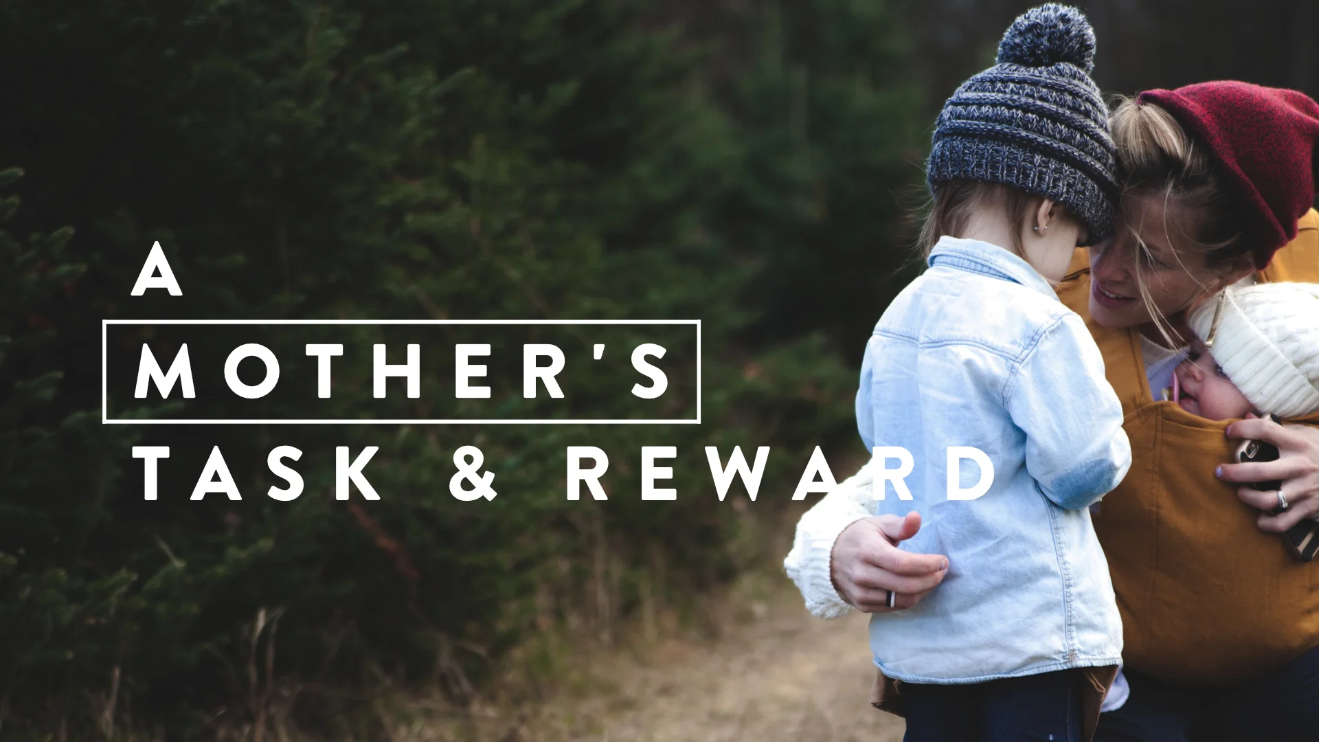 A Mother's Task and Reward — All Saints' English