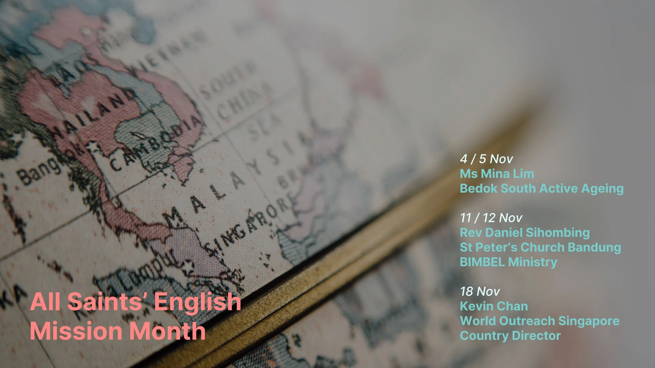 Missio Dei | Missions Month 2023 — All Saints' English