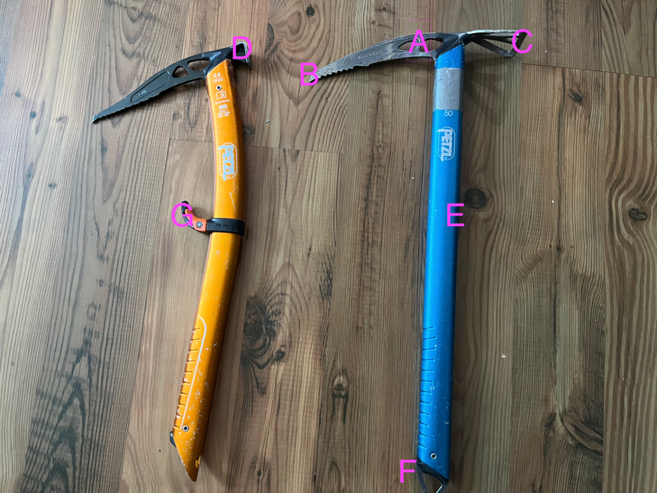 Ice axes and Crampons, an depth look — International Alpine Guides