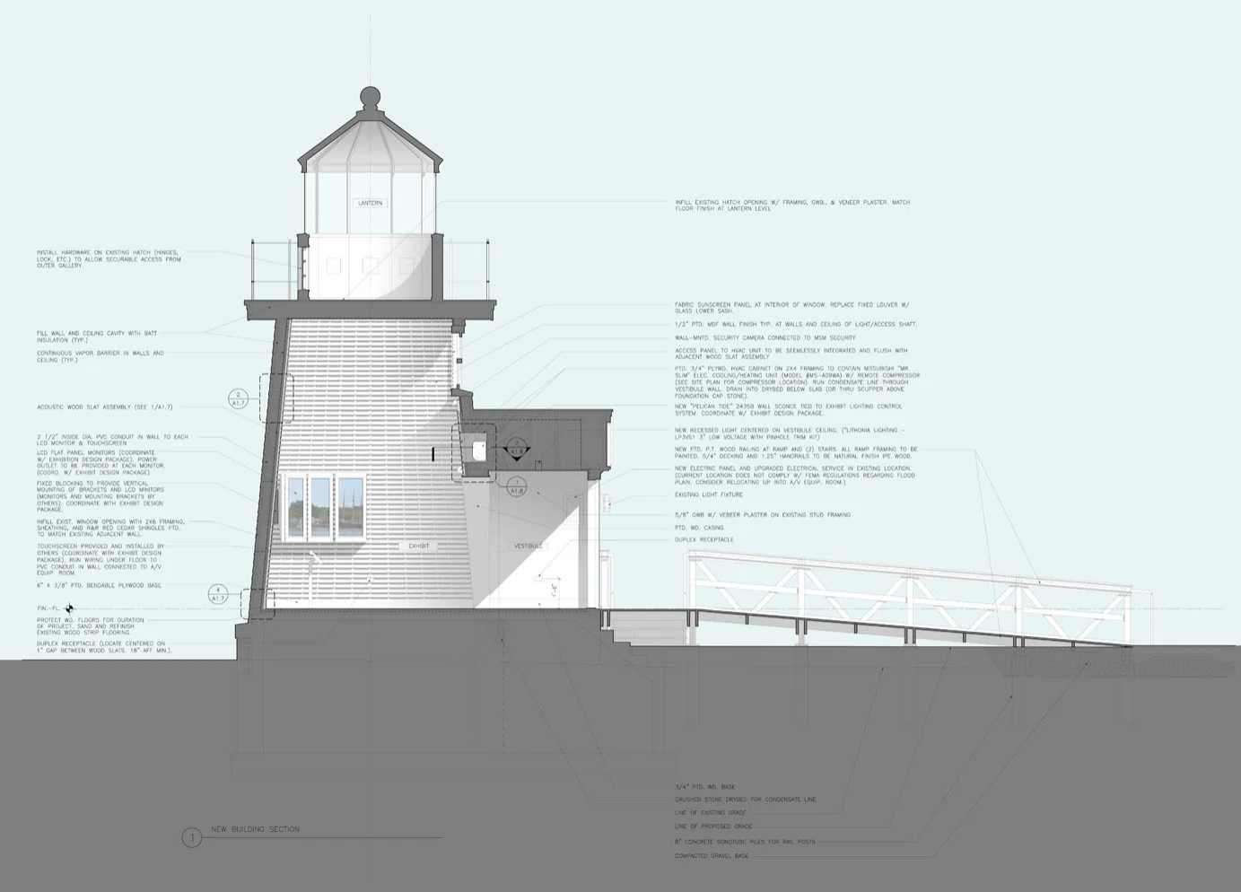 Mystic Seaport Lighthouse Exhibit Hall — Oudens Ello Architecture
