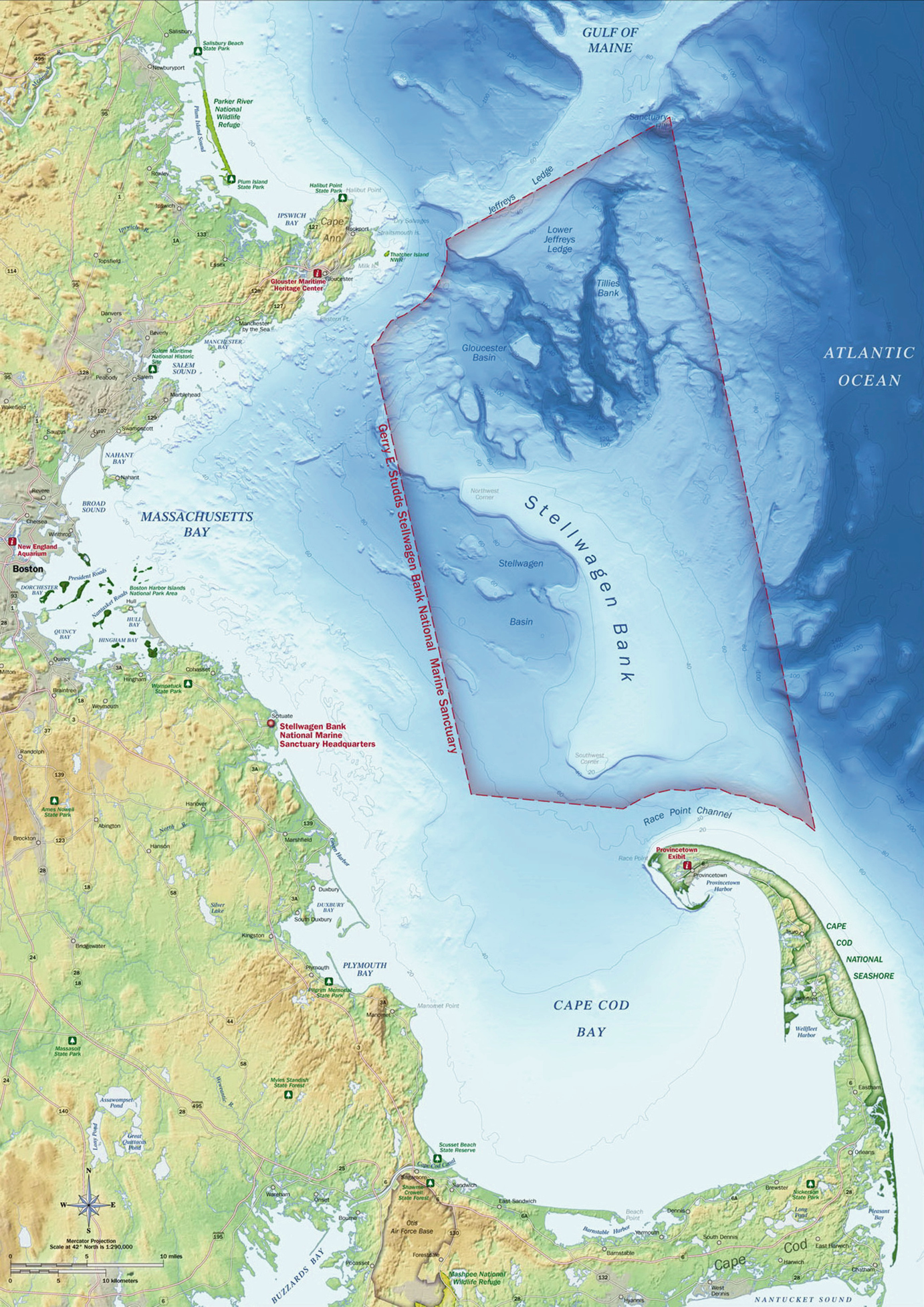Stellwagen Bank National Marine Sanctuary Visitor Center — Oudens Ello ...