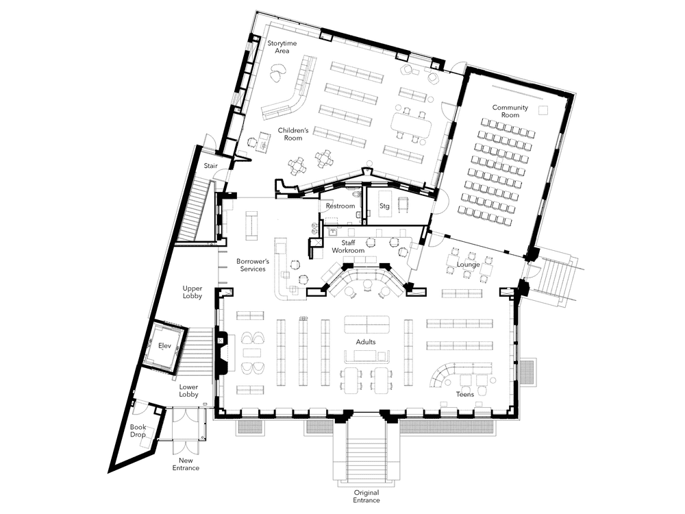 BPL Faneuil Branch Library — Oudens Ello Architecture