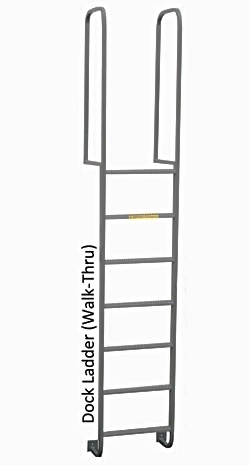 Walk Thru Dock Ladder | Platforms and Ladders