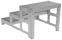 Steel, Stainless Steel or Aluminum Adjustable Industrial Steps ...
