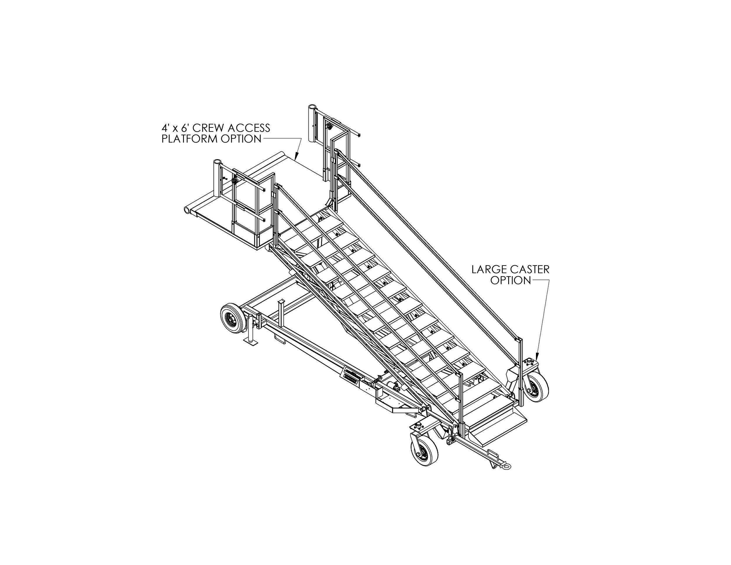 B1 Maintenance Stand - Model 15F1900 | Platforms and Ladders