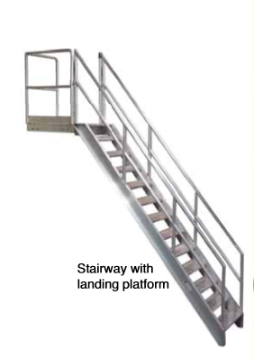 Aluminum Industrial Stairways | Platforms and Ladders