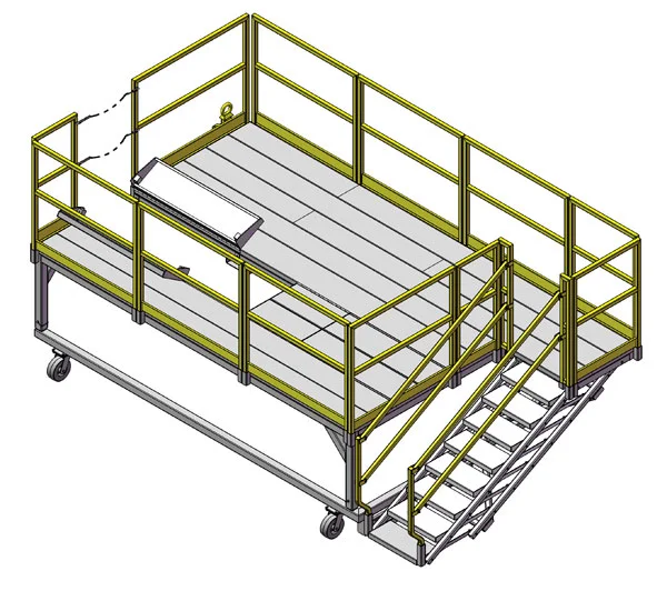 Aircraft Maintenance Ladders & Platforms | Heavy Duty, High Quality