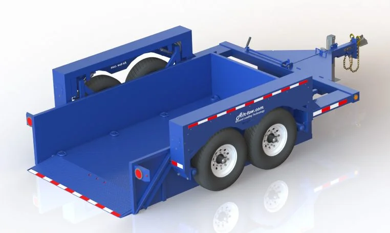 Air-tow Utility Trailers - Tandem Axle | Platforms and Ladders