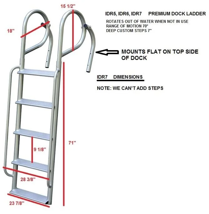 Lake Dock Ladder