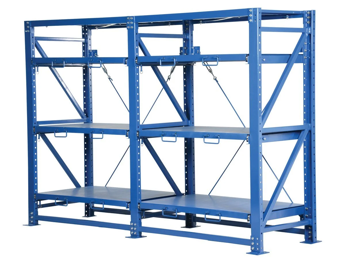 Steel Roll-Out Shelving | Platform & Ladders