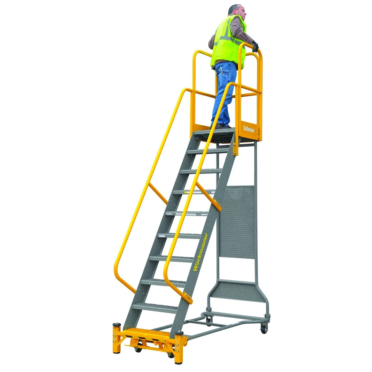 Customizable Industrial Rolling Ladders | OSHA and ANSI Compliant