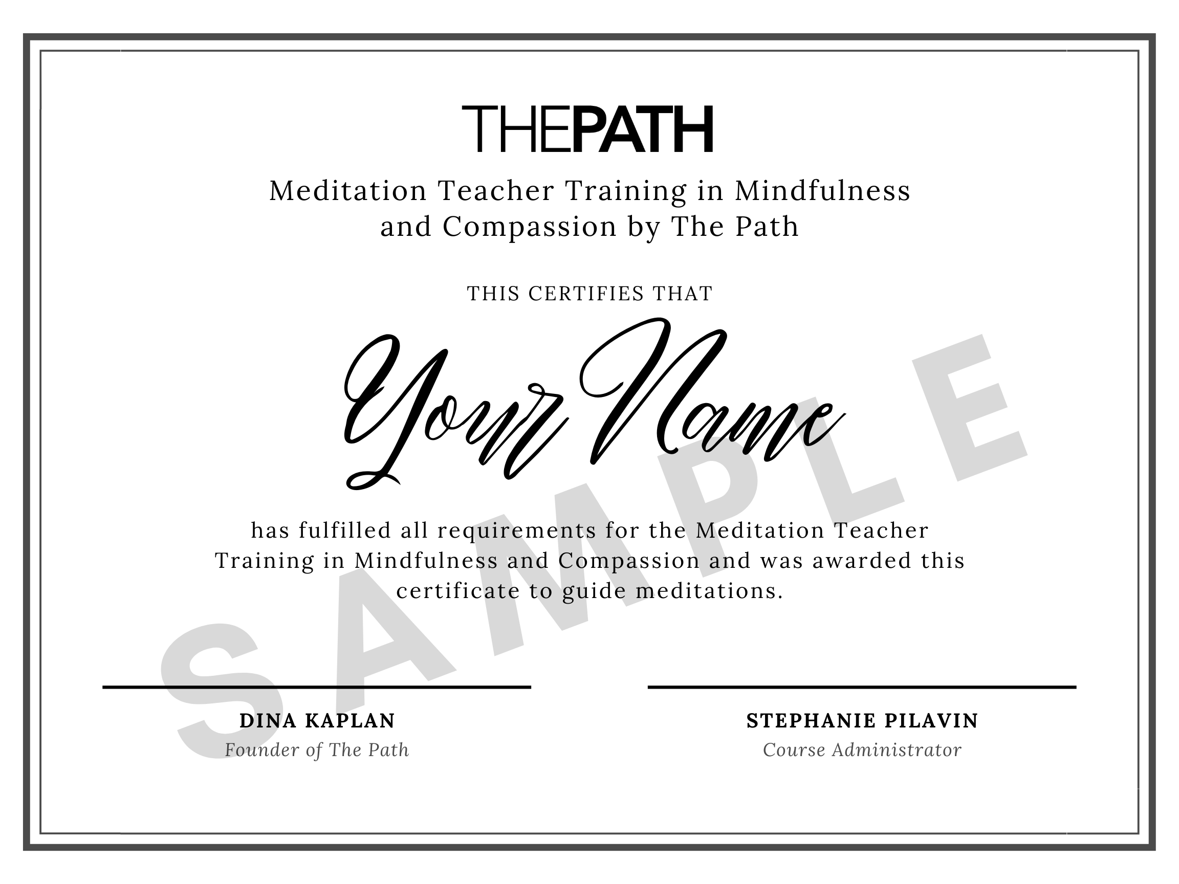 Meditation Teacher Training & Certification | Live Online Course — The Path