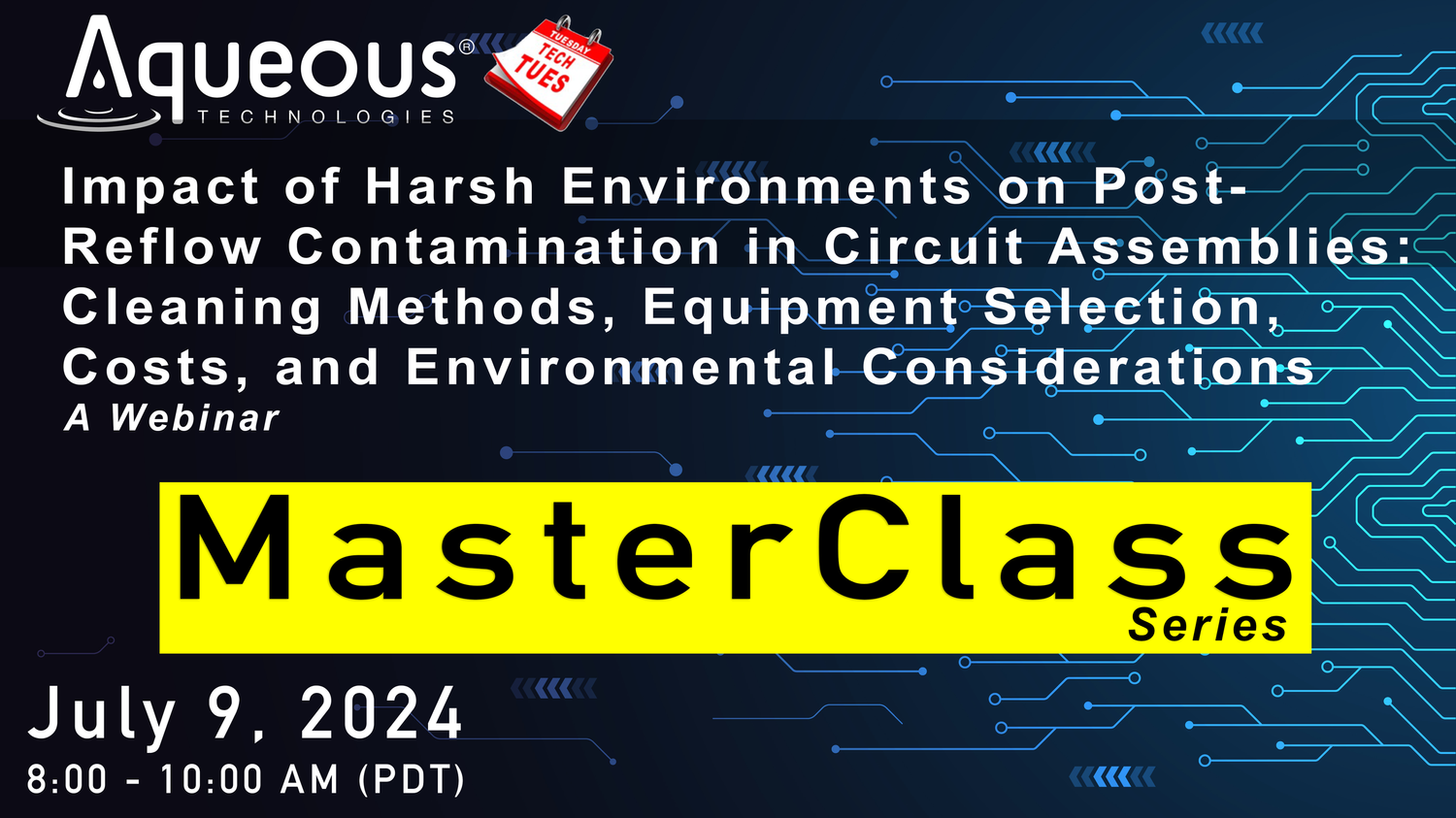 Events — Aqueous Technologies