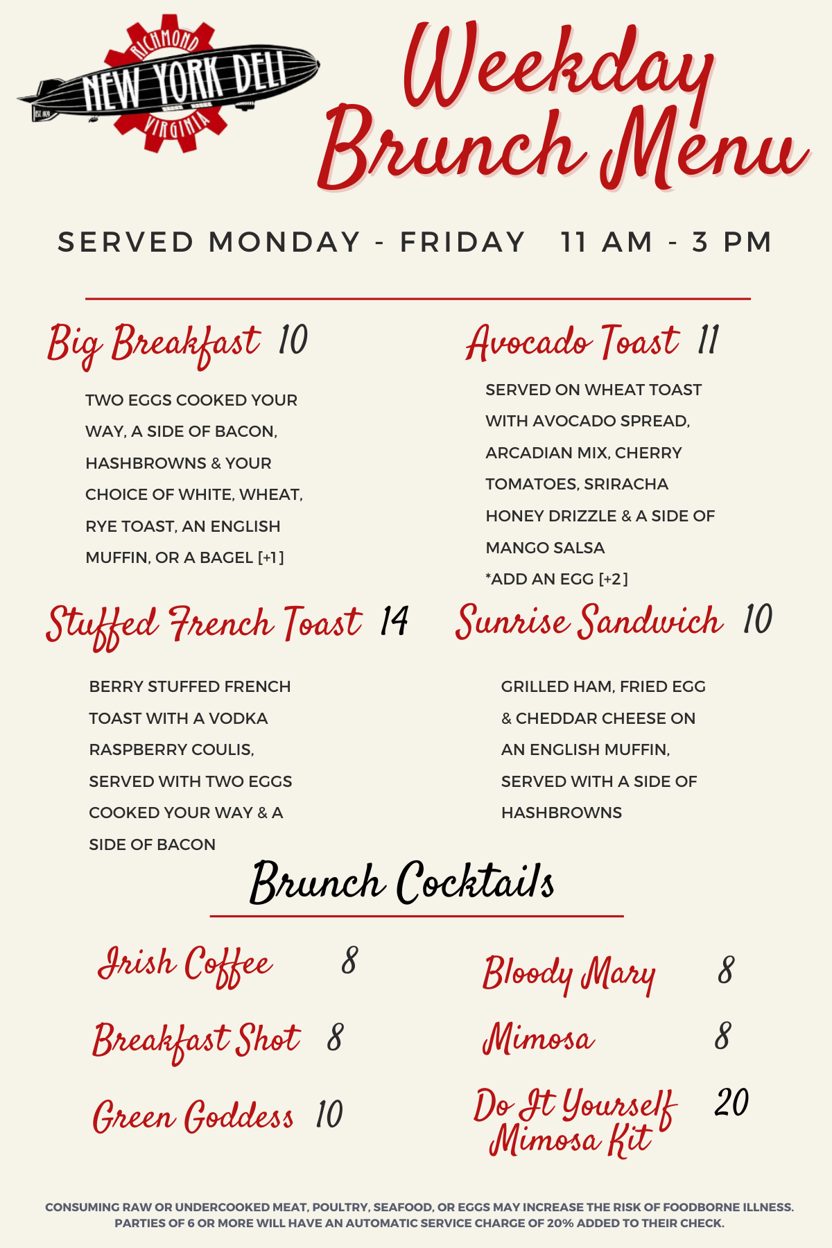 Brunch — New York Deli