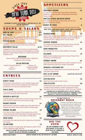 Lunch & Dinner — New York Deli