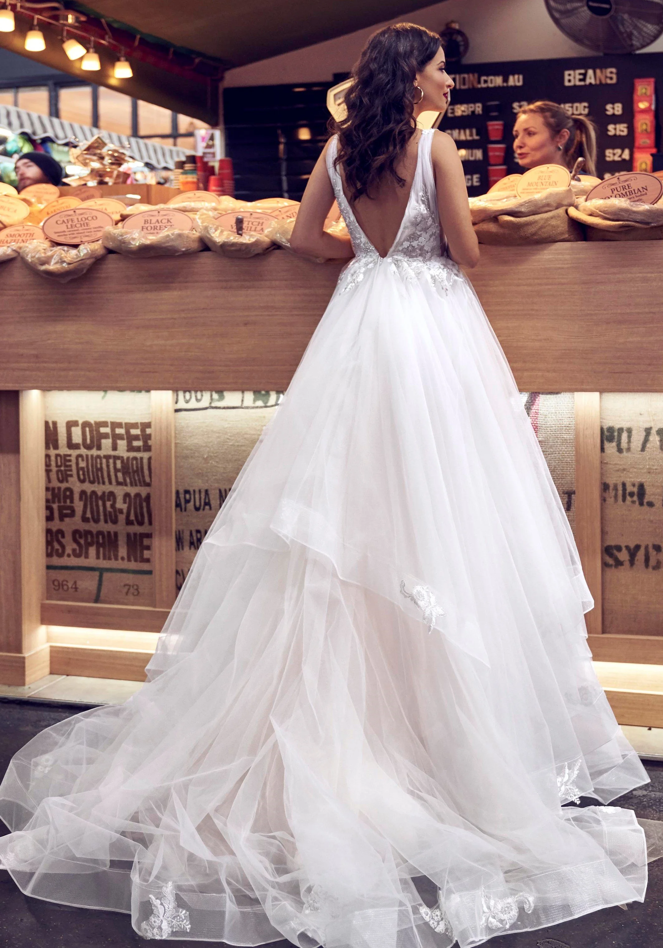 Discounted designer wedding dresses available