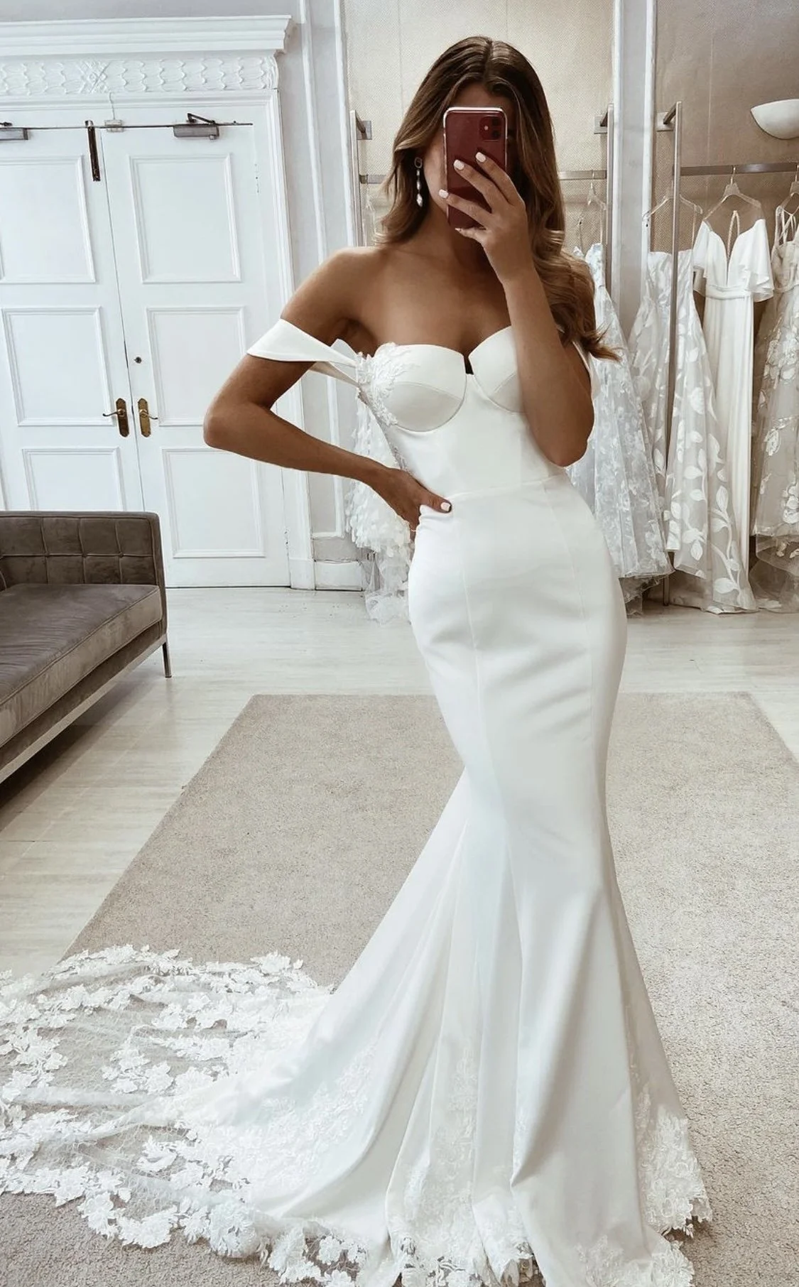 Discounted designer wedding dresses available