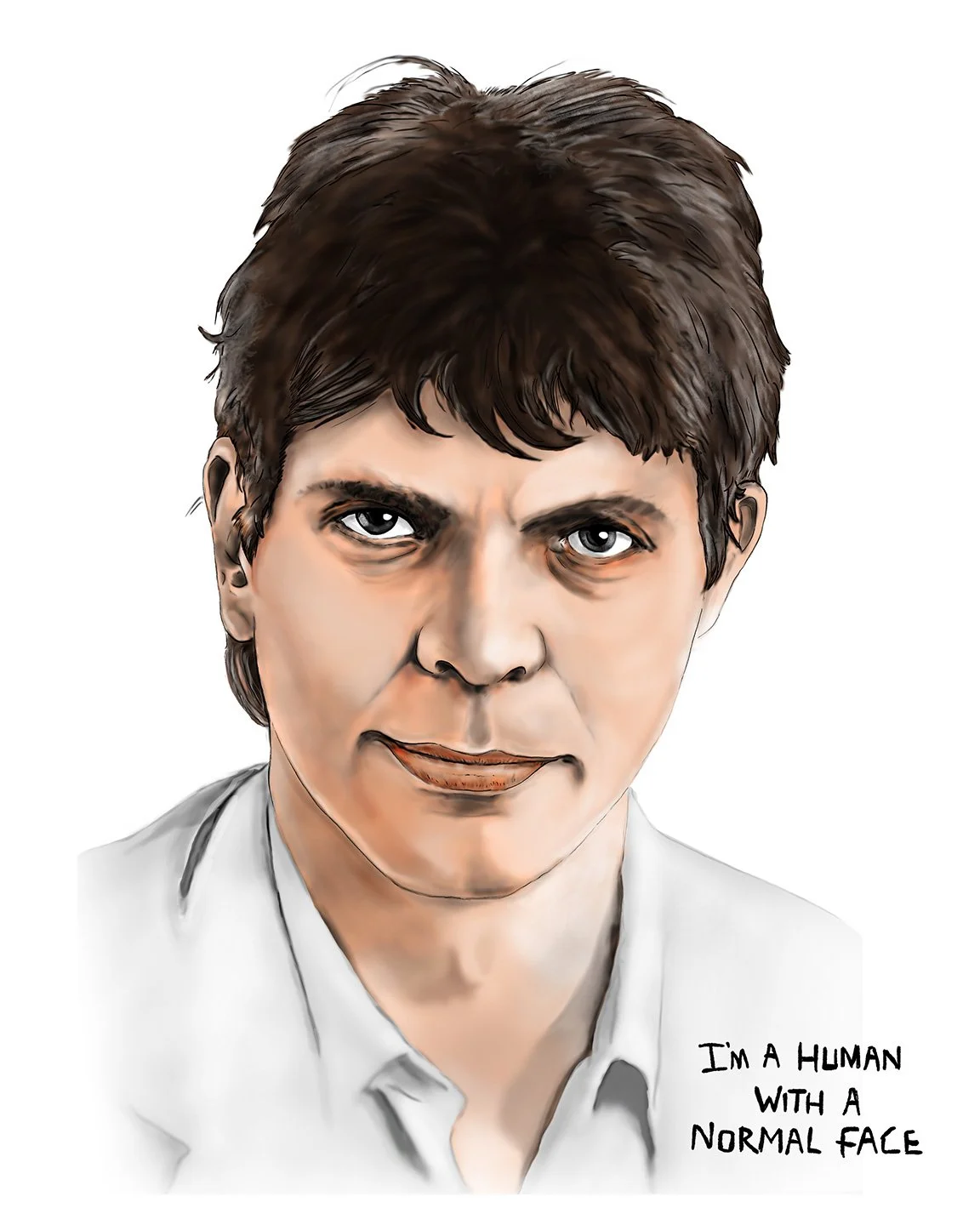I'm a human with a normal face — Rick Vodicka
