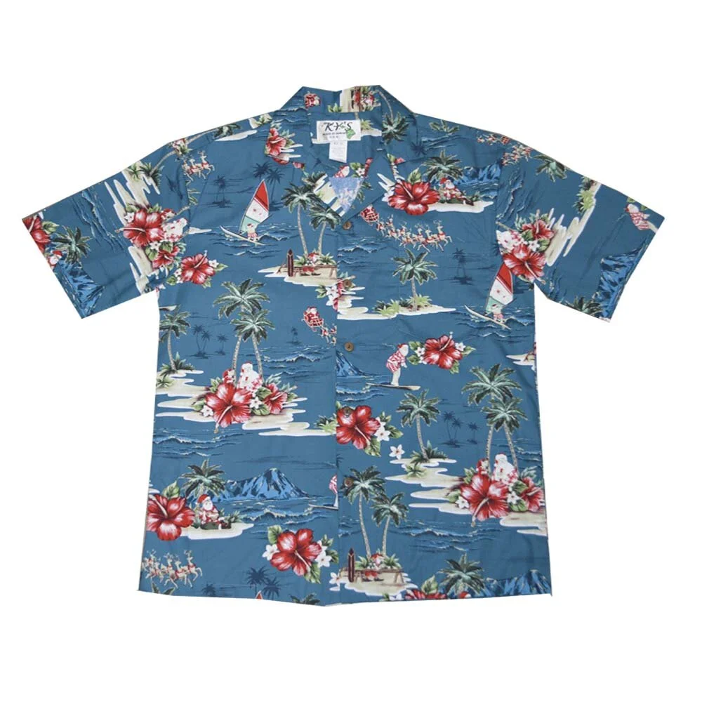 100% Cotton Aloha Shirts All Over Print | KY'S Hawaiian Shirt Made In ...