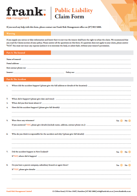 Insurance Claims Support | Frank Risk Management — Frank Risk Management