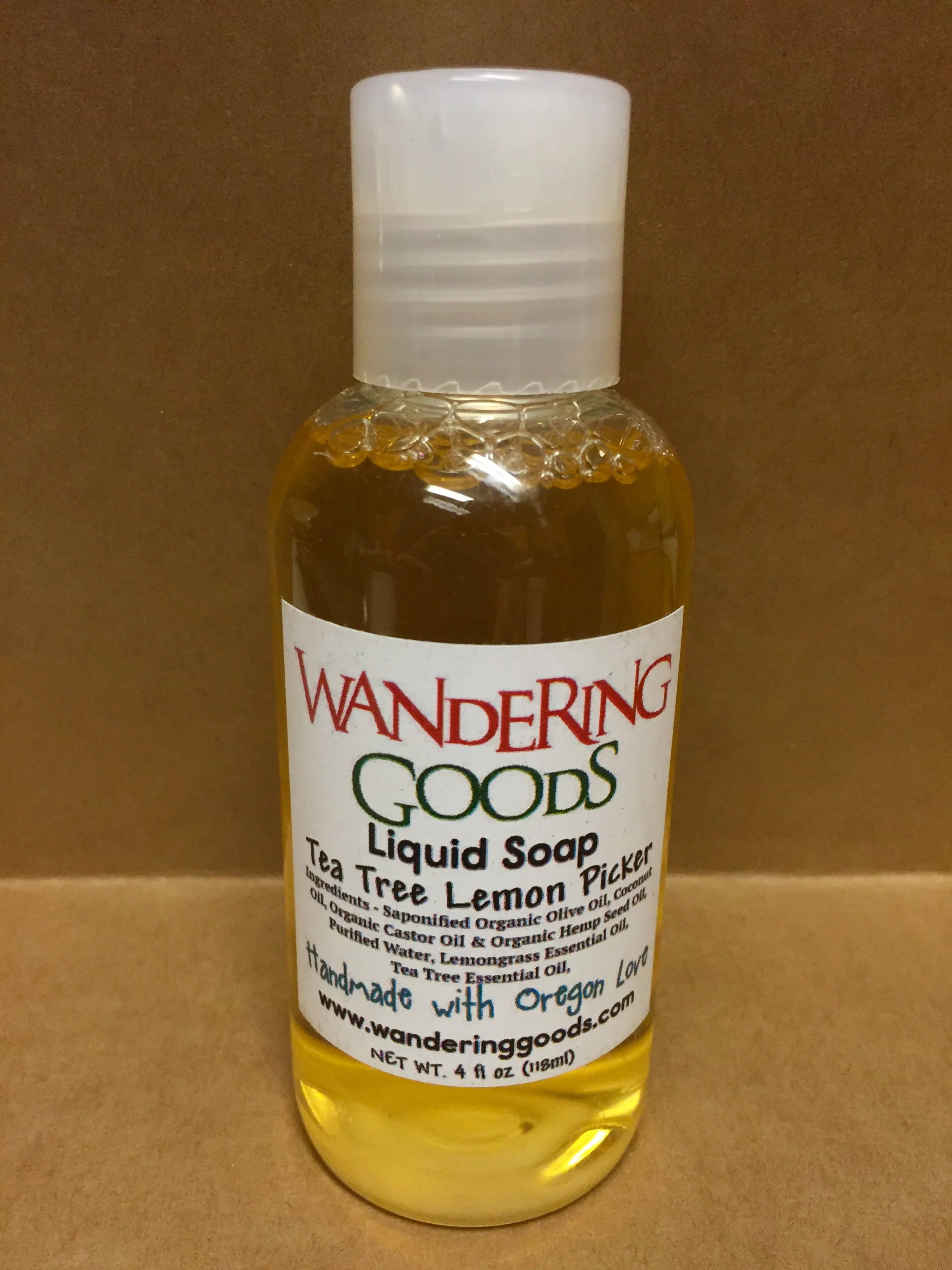 Liquid Soap (Concentrate) Tea Tree Lemon Picker — Wandering Goods