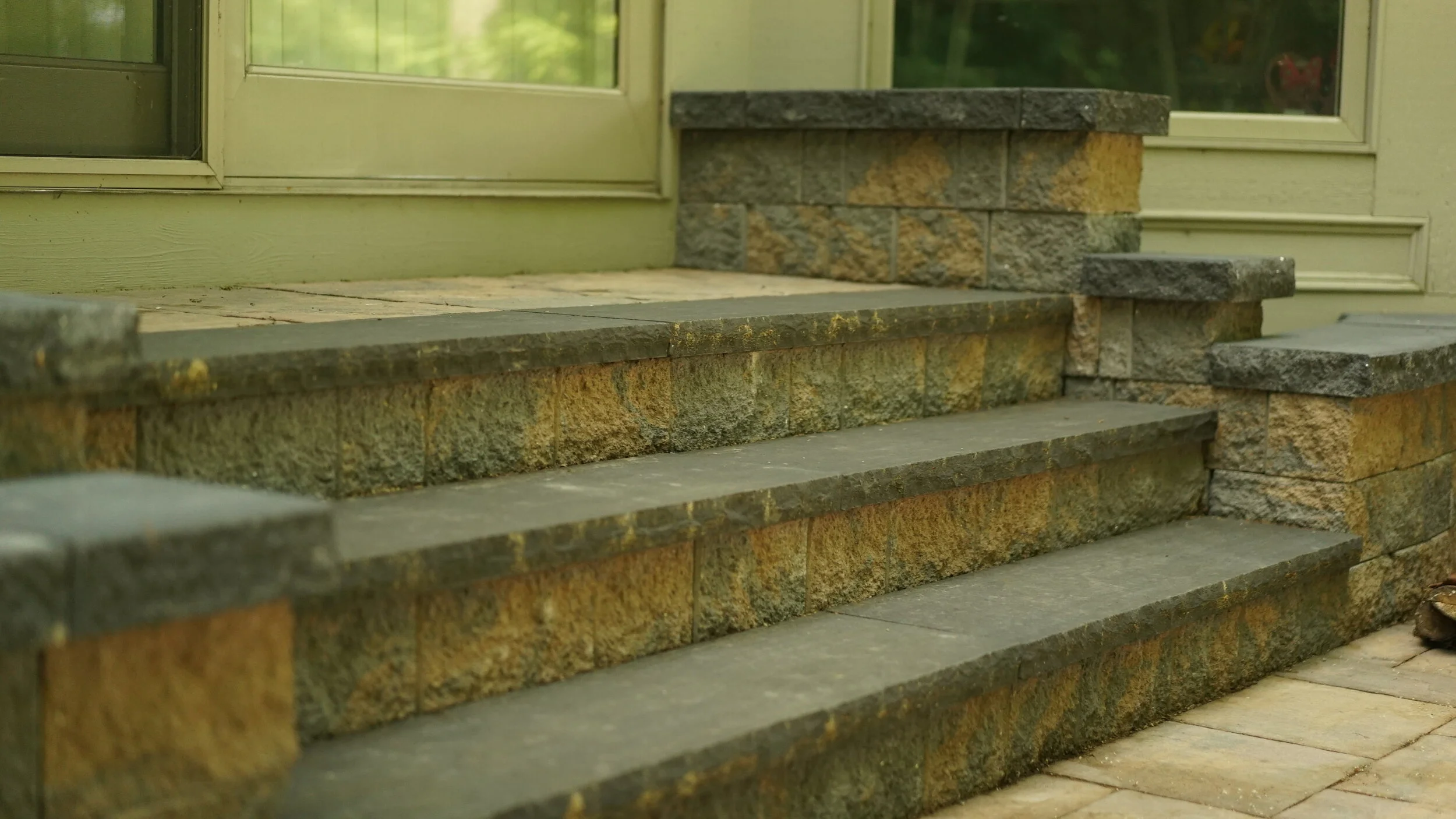 Stone & Concrete Outdoor steps — Somerset Patios & Concrete | Stamped ...