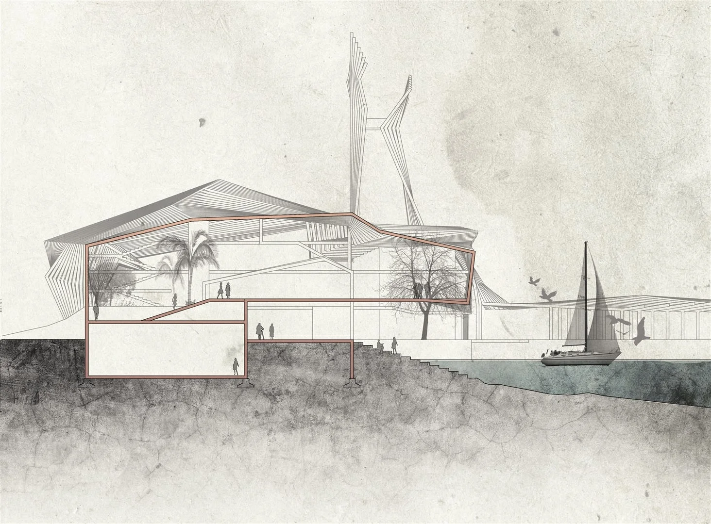 Architecture/ On the Way to the Sea — yael c. agmon