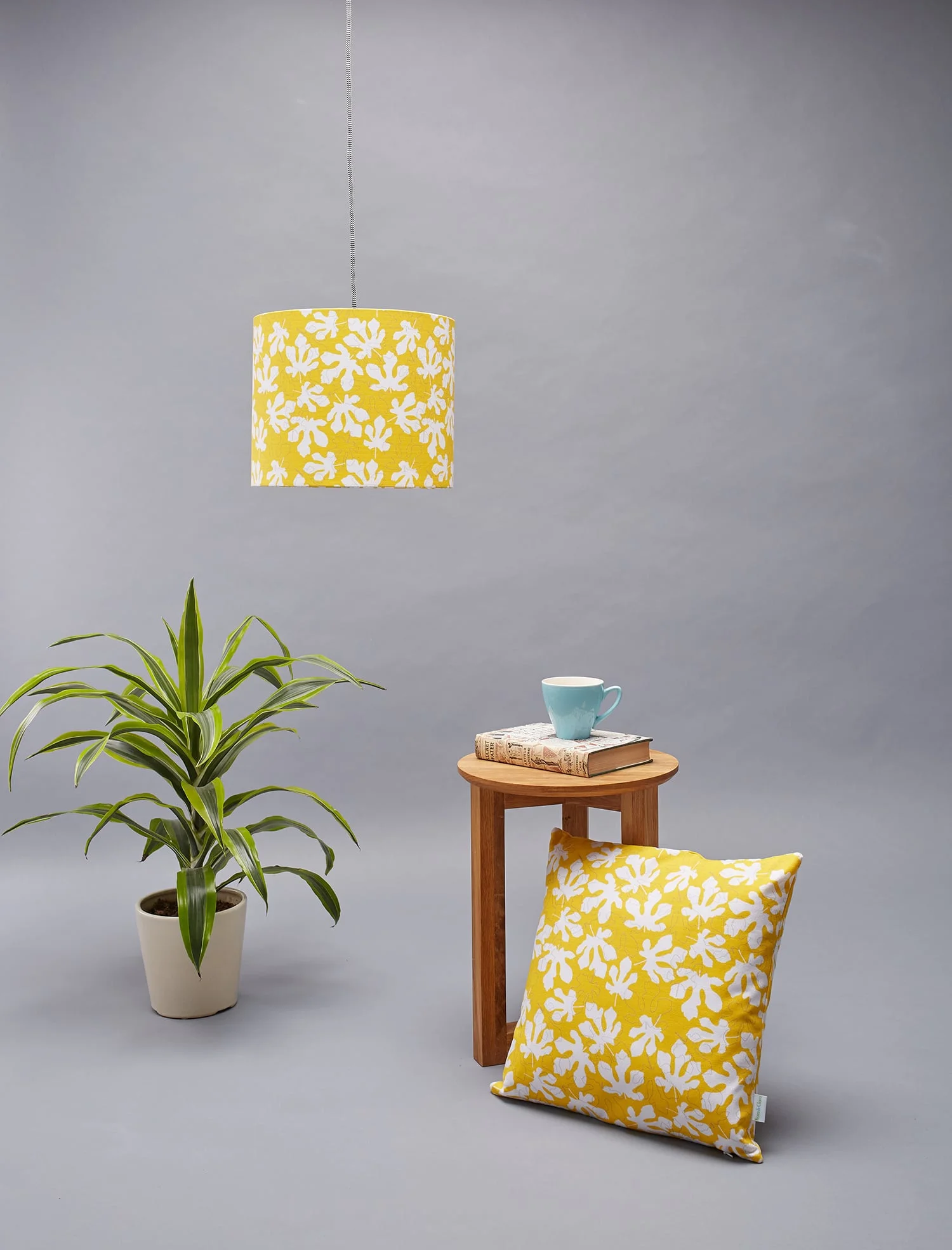 Fig Leaves lamp shade — Rosa & Clara Designs