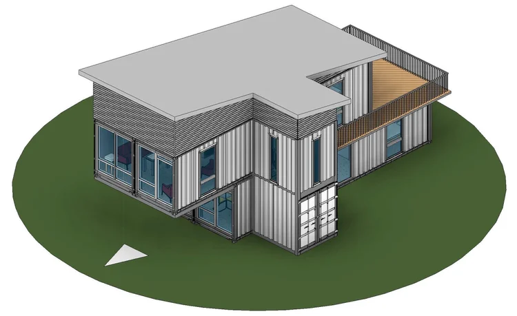 TWO-STORY MODULAR DESIGNS — STEELE HOUSE - MODULAR CONTAINER HOMES