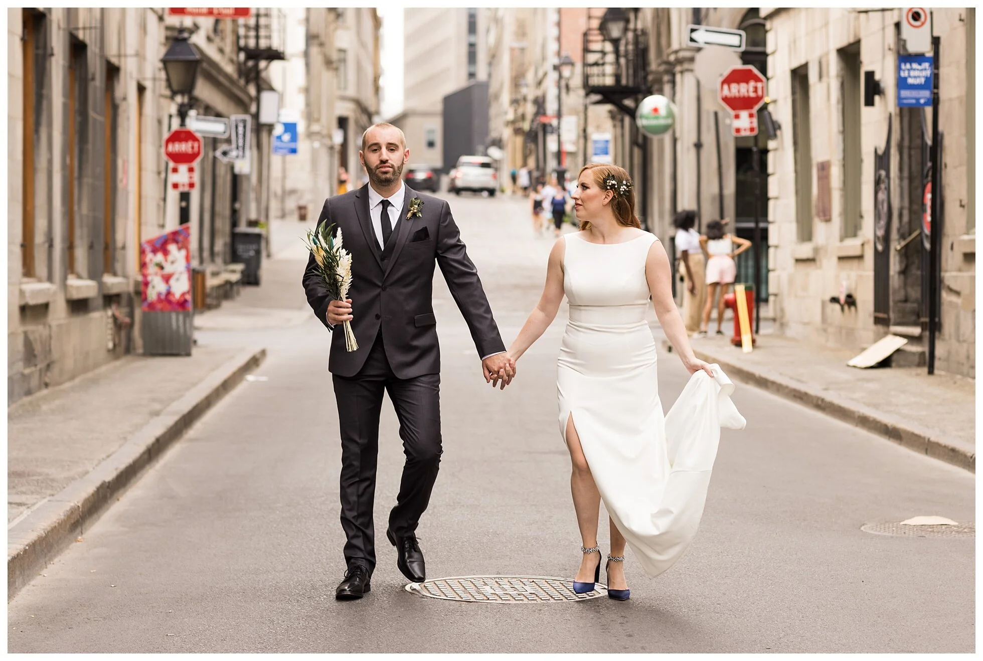 Maddy and Dan Montreal Old Port Wedding — Vie par Selena photographie ...