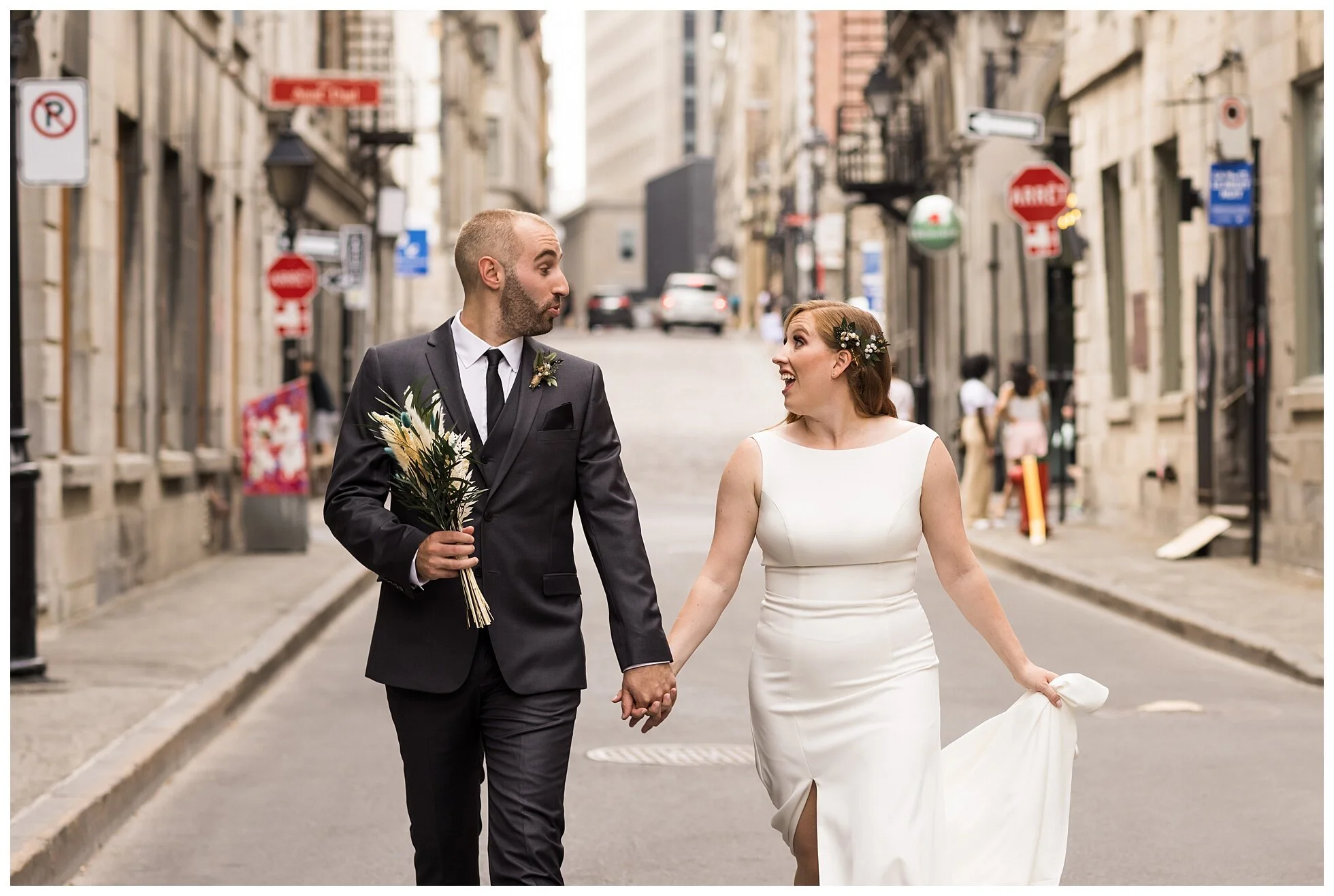 Maddy and Dan Montreal Old Port Wedding — Vie par Selena photographie ...