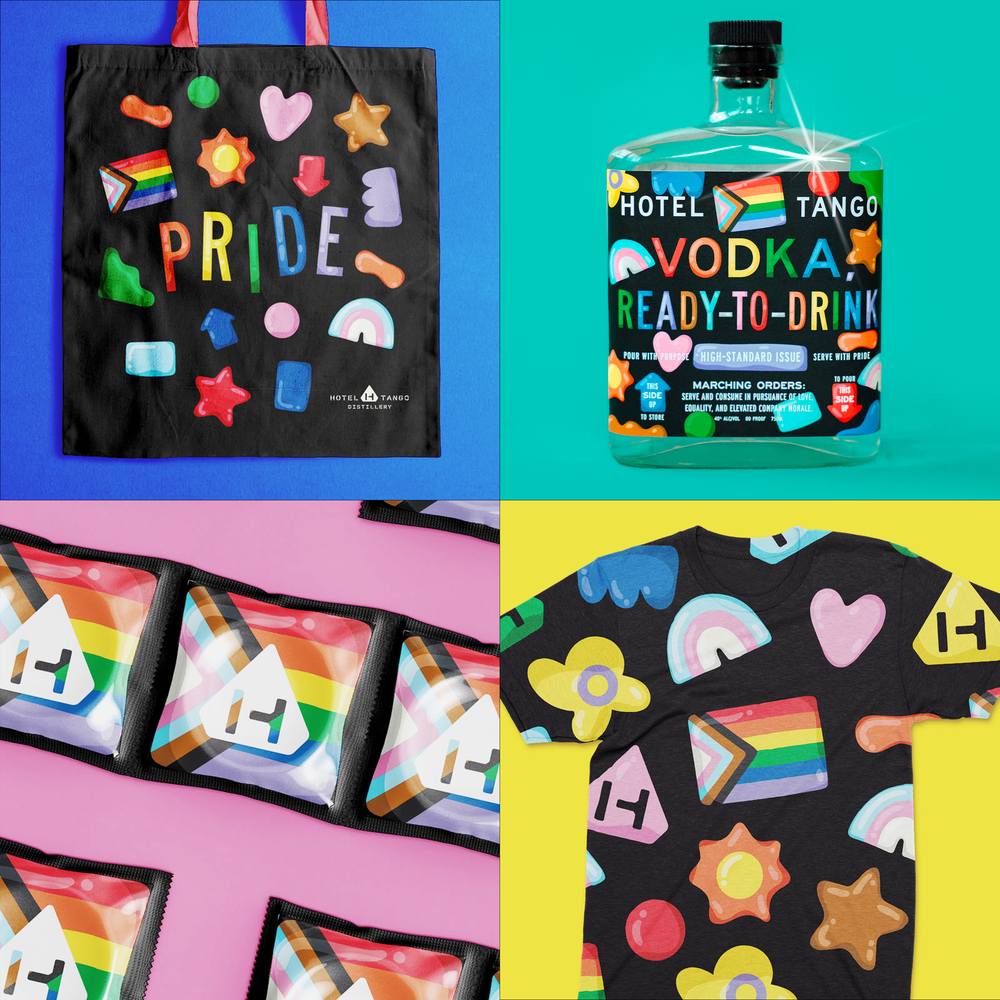 Pride Campaign for Hotel Tango Distillery | Meg! Lewis